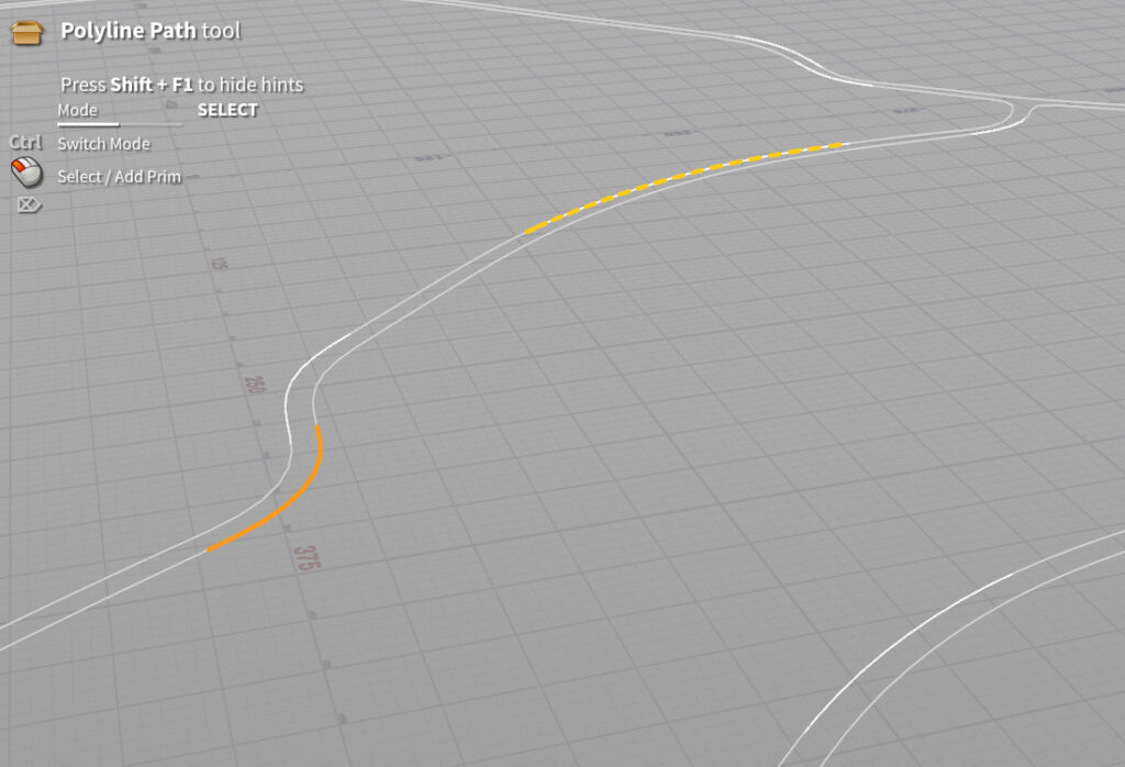 保護中: Polyline Path Tool | Houdiniノート